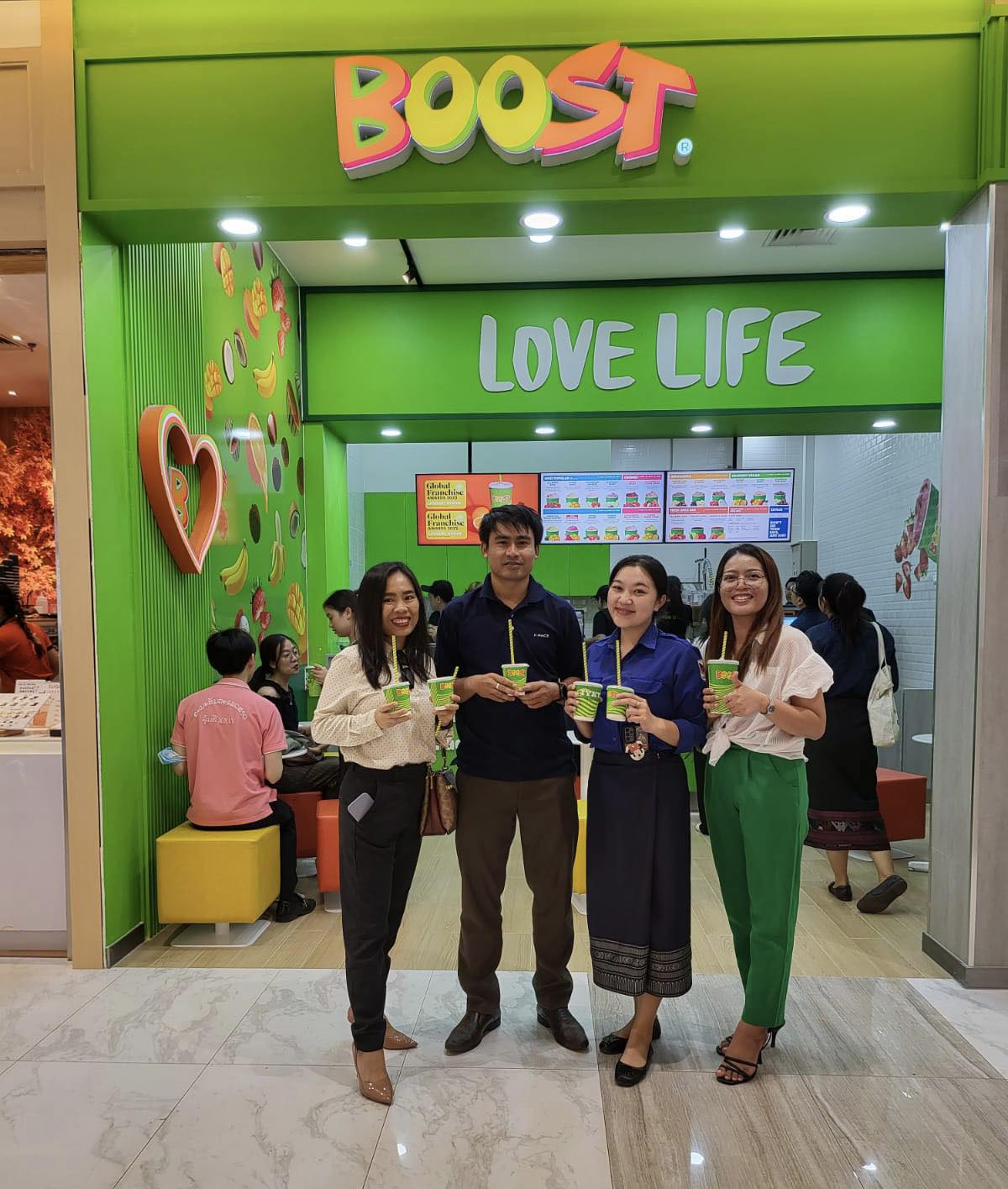 EFG Opened the first ever Boost Juice Store in Lao