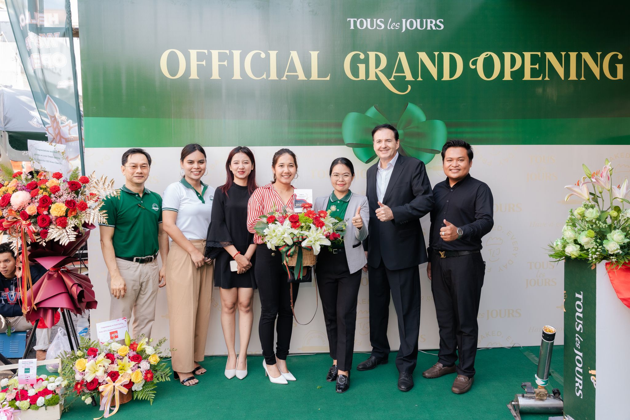EFG Celebrates Grand Opening of TOUS les JOURS in Phnom Penh
